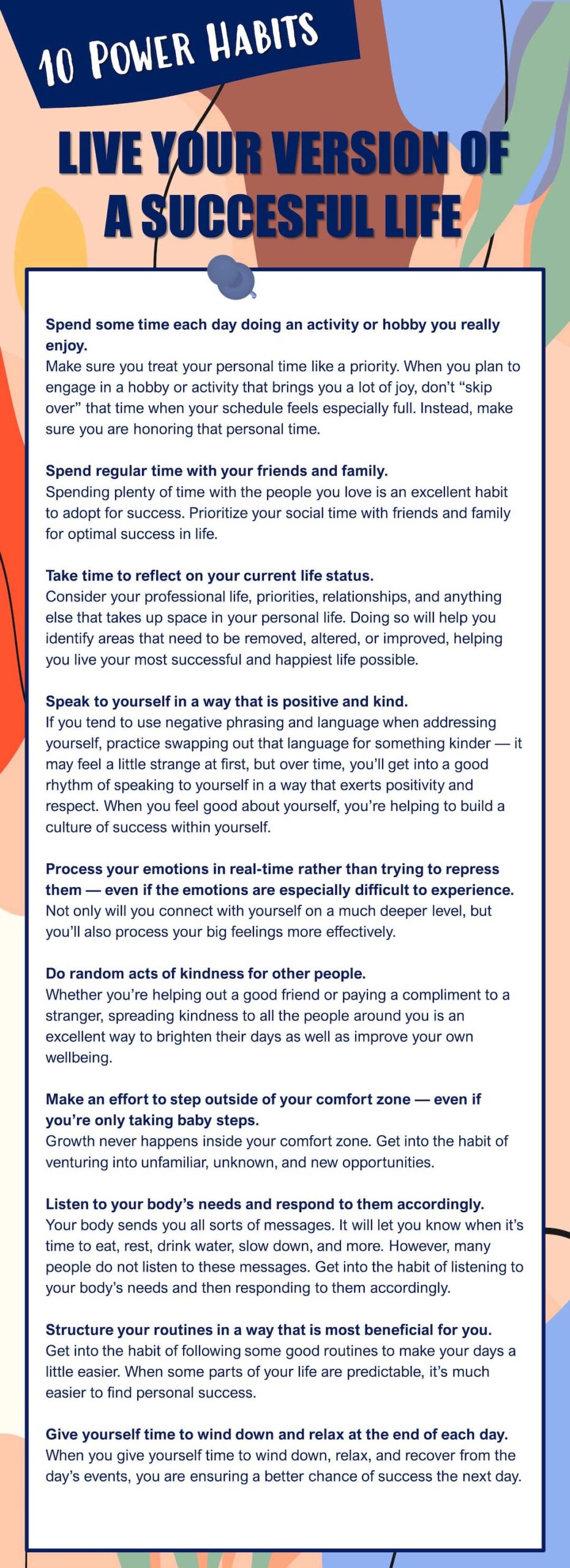 Top 10 Power Habits For Living Your Version Of A Successful Life ...