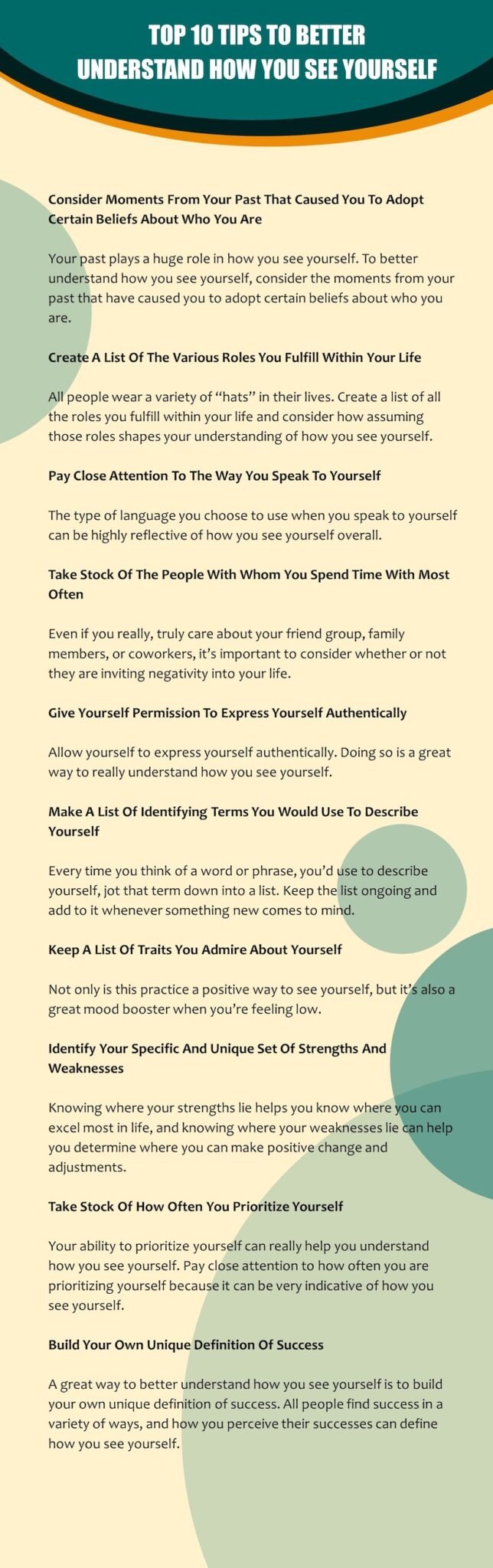 Top 10 Tips To Better Understand How You See Yourself - SUCCESS MYSTIC