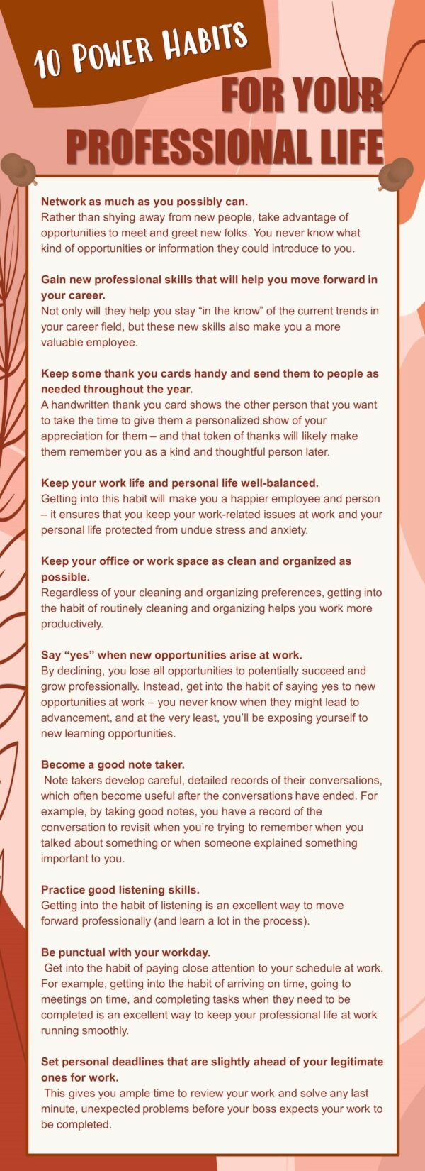 Top 10 Habits For Professional Success And Growth - SUCCESS MYSTIC